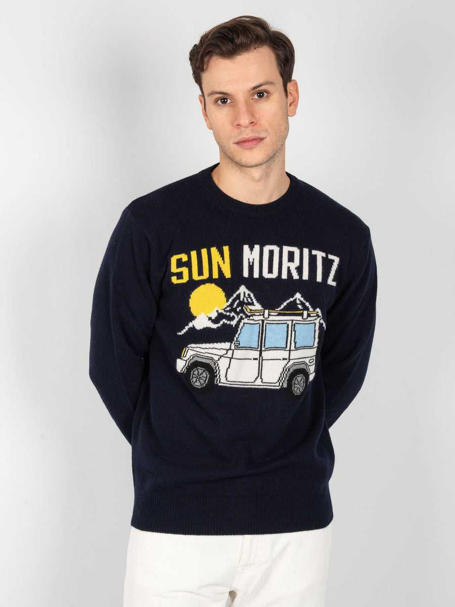 MC2 Saint Barth | Maglia Sun Motor 61 - BLU – Naldi