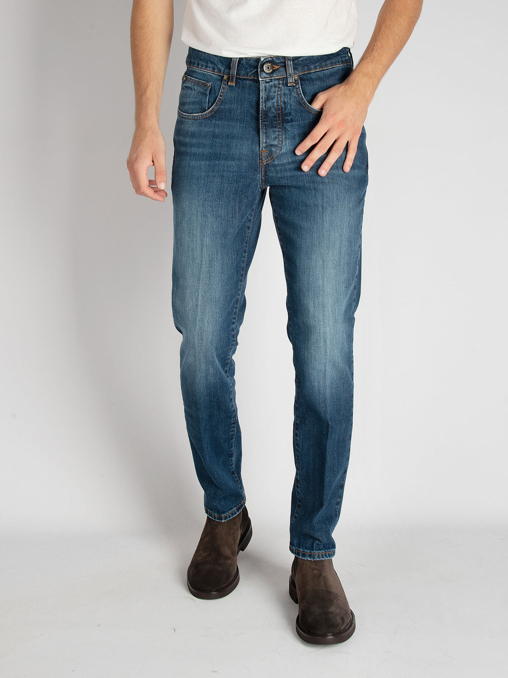 Devore | Denim Salpa Avorio - Denim Scuro – Naldi