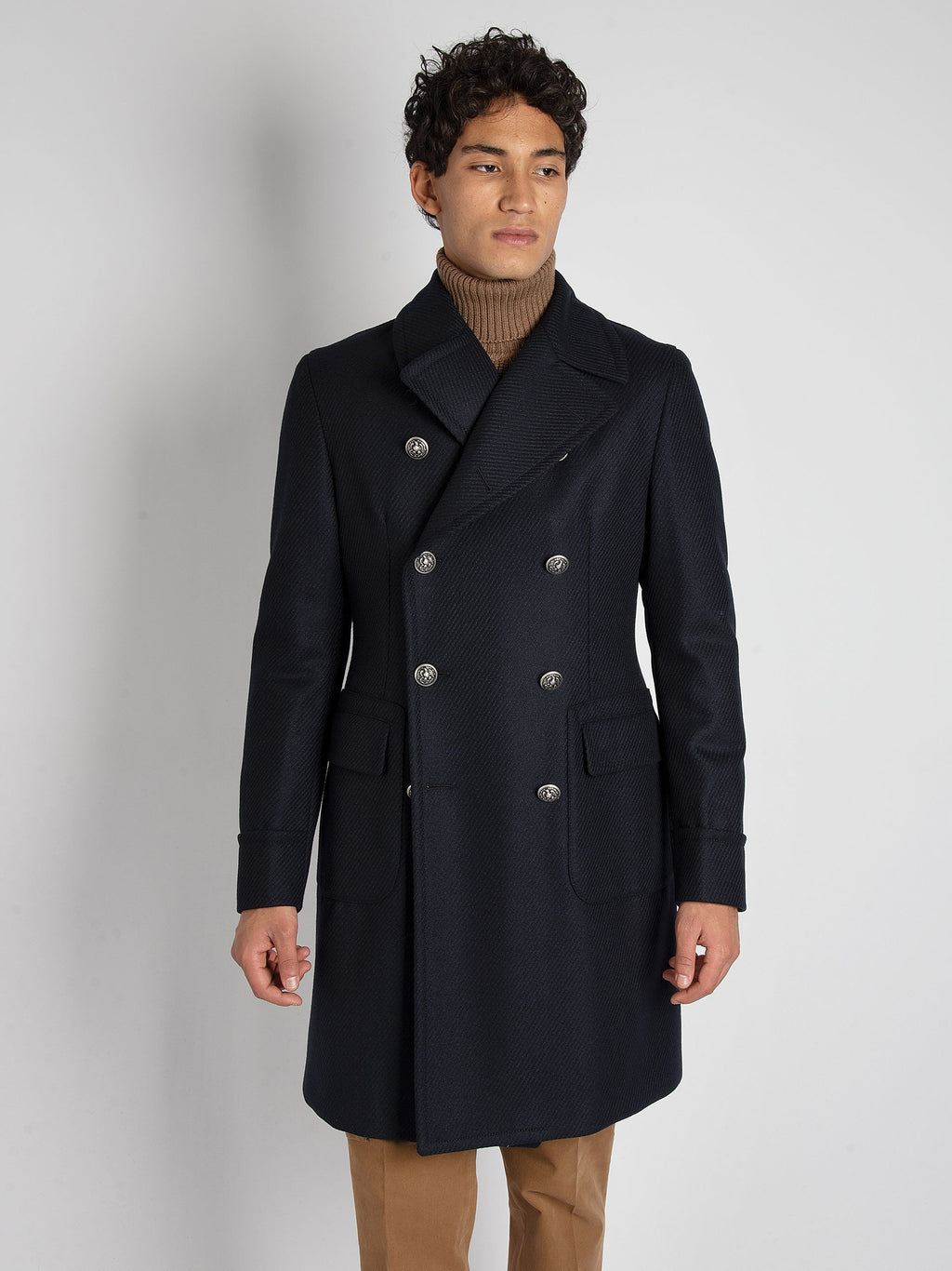 Tagliatore | Cappotto 'Carlo/Z' - Blu – Naldi