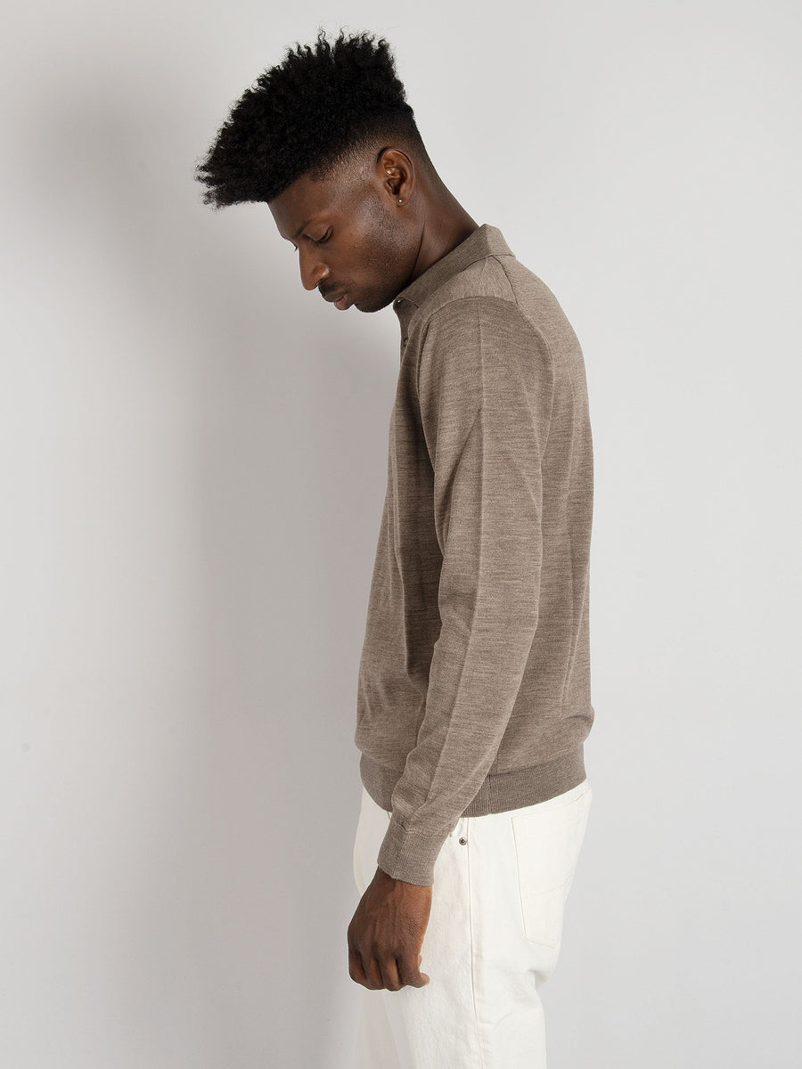 Daniele Fiesoli | Maglia Polo Merinos - Corda – Naldi